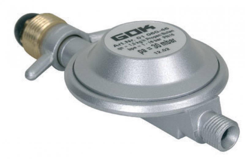 Reduceringsventil Gasol 30mbar, Gänganslutning