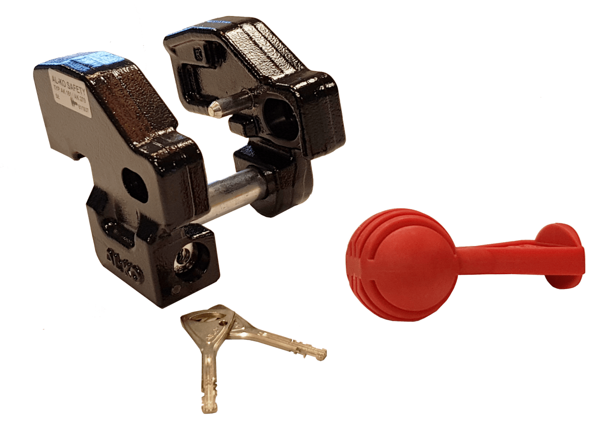 AL-KO Safety AK161/AK270 Kopplingslås - Lås - Chassi