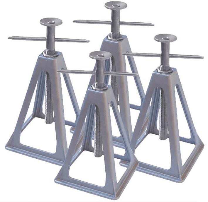 GoCamp pallbock i aluminium. 4 st. - Lyft - Chassi